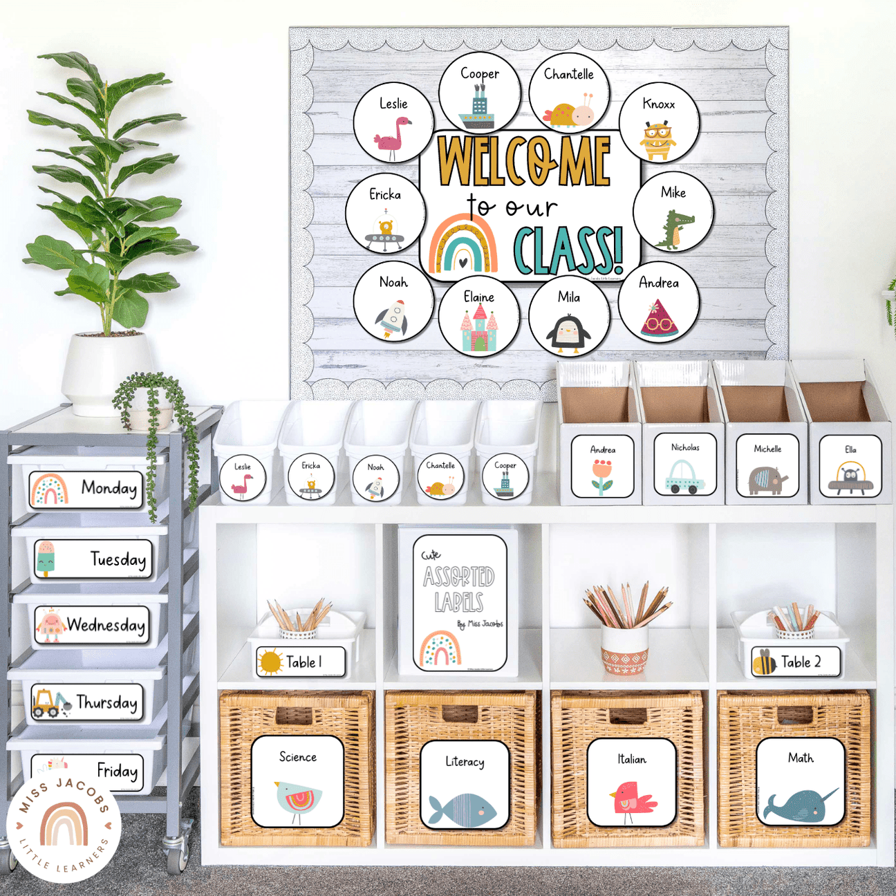 Classroom Labels – Miss Jacobs Little Learners