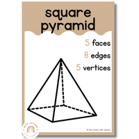3D Shape Posters - Cute Sea Life Classroom Decor – Miss Jacobs Little ...