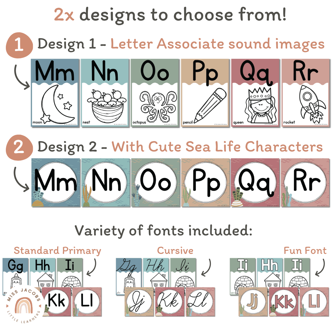 Alphabet Poster Page 7 - Miss Jacobs Little Learners