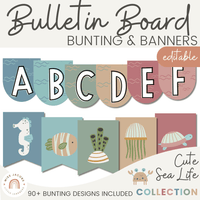 Cute Sea Life Bunting and Display Banners - Default Title - Miss Jacobs ...