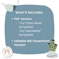 Cute Sea Life Classroom Newsletter Templates - Default Title - Miss ...