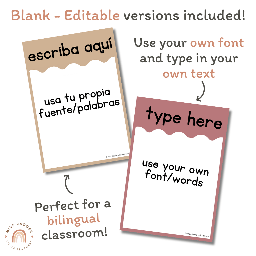 Math Operation Posters - Cute Sea Life Classroom Decor