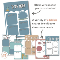 Meet the Teacher Templates - Cute Sea Life Classroom Decor – Miss ...
