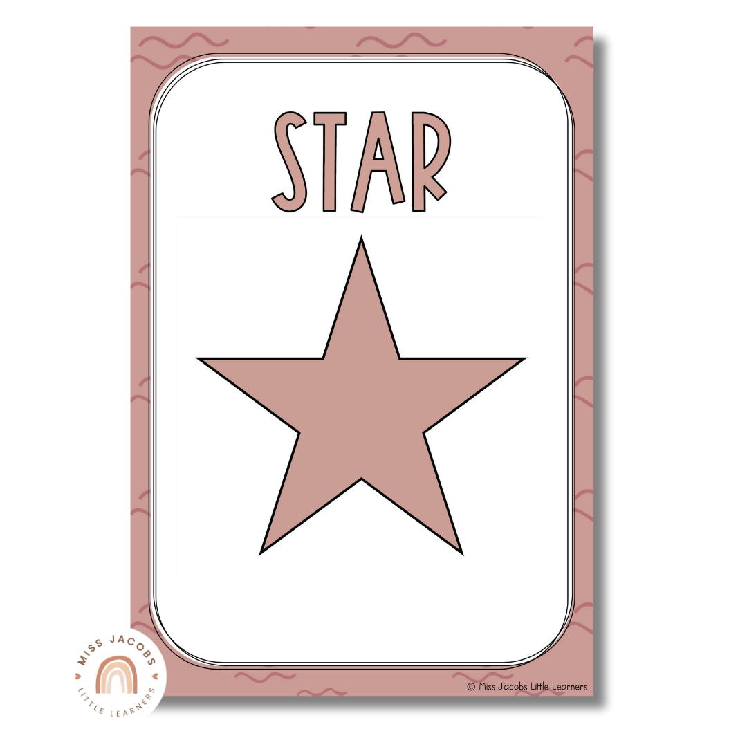 Shape Posters - Cute Sea Life Classroom Decor