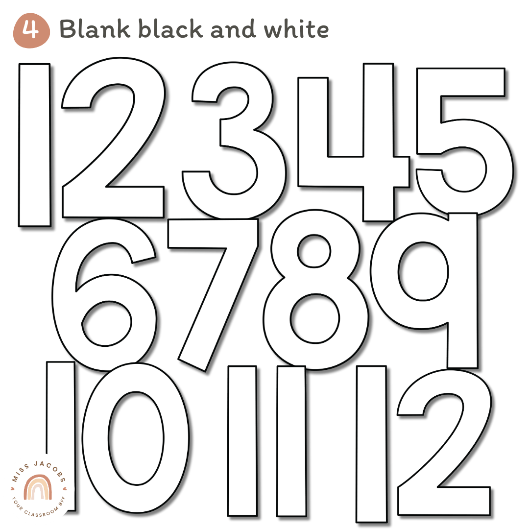 Skip Counting Large Number Display - Cute Sea Life Decor