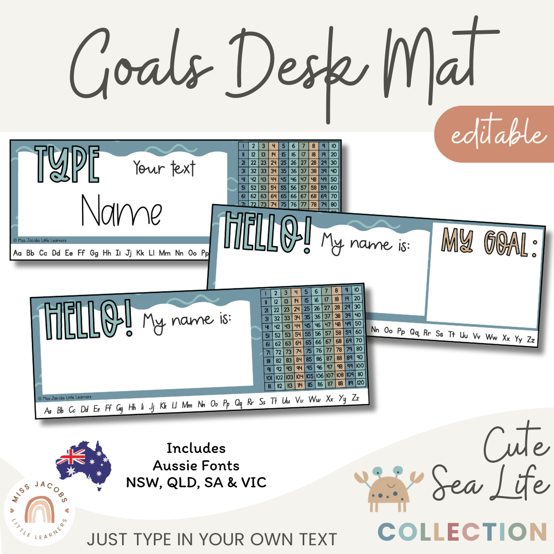 Desk Plates Page 3 - Miss Jacobs Little Learners