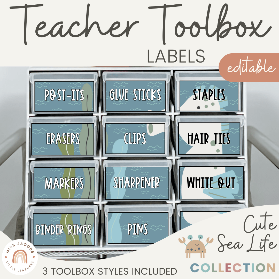 Teacher Toolbox Labels Page 2 - Miss Jacobs Little Learners
