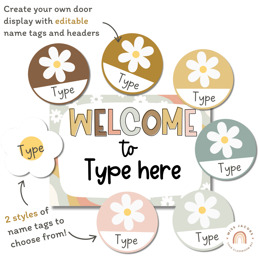 Daisy Gingham Neutrals Theme - Miss Jacobs Little Learners Page 3 ...