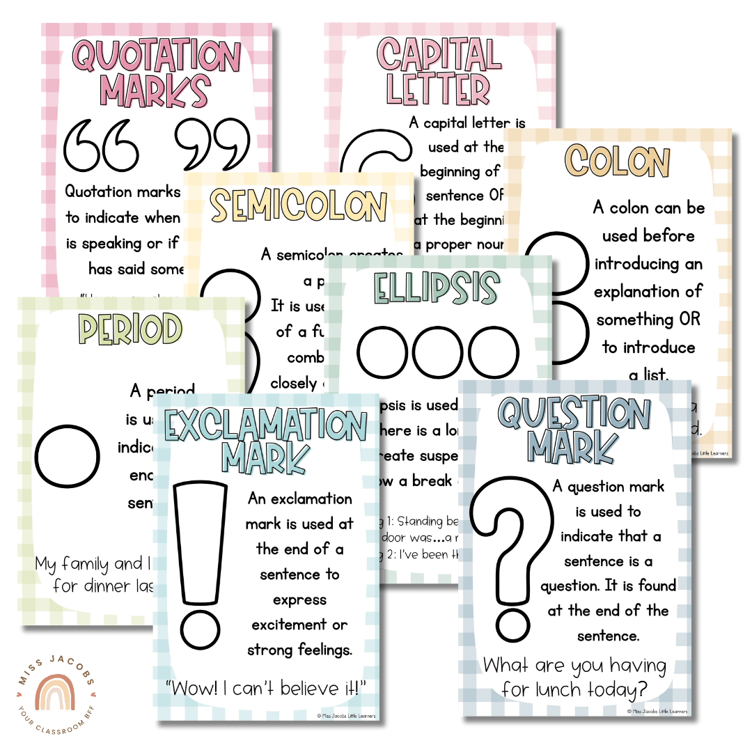 Daisy Gingham Pastels Classroom Collection - Miss Jacobs Page 4 - Miss ...