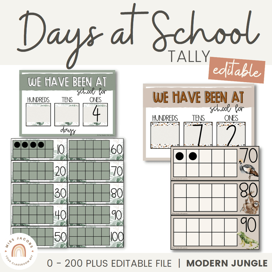 Modern Jungle Classroom Theme Page 3 - Miss Jacobs Little Learners