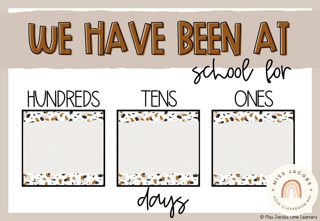Days at School Tally | MODERN JUNGLE | Classroom Decor - Default Title