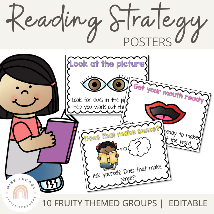 Decoding Reading Strategy Posters