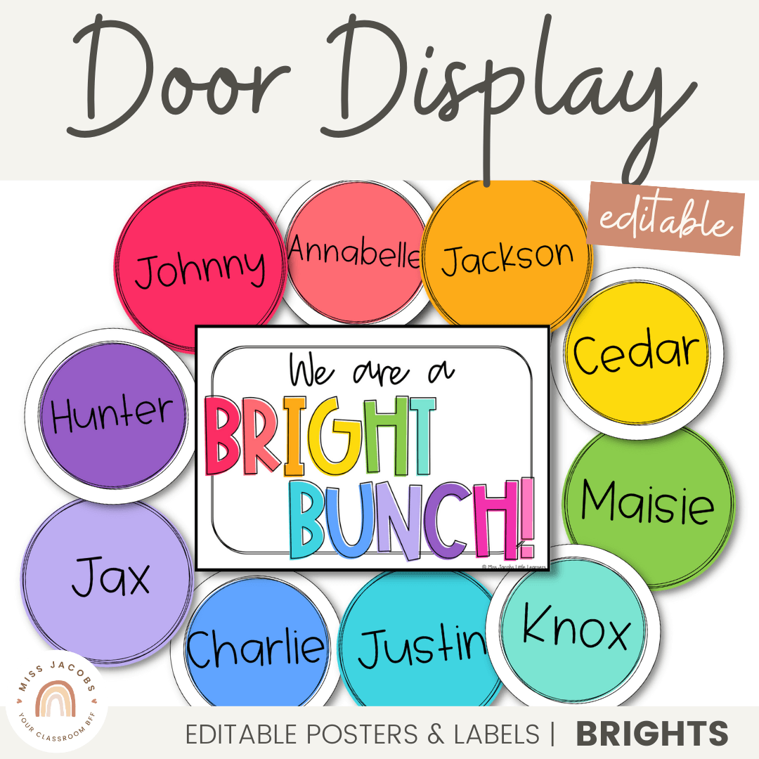 Door Display - Simply Bright Classroom Decor