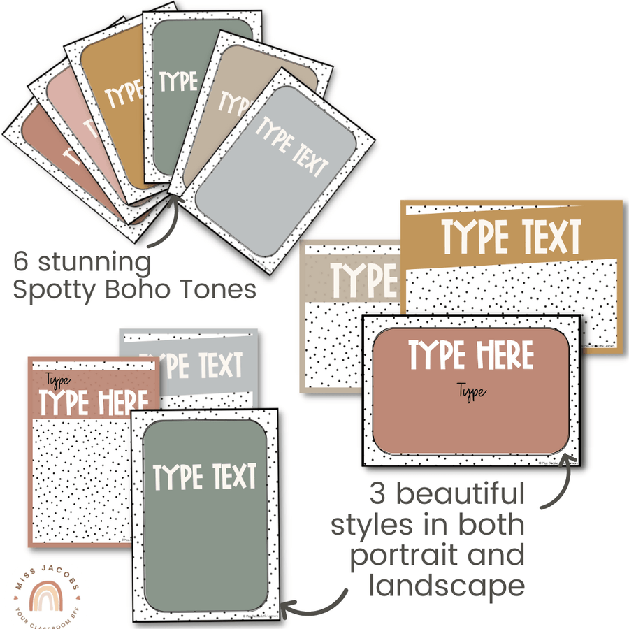 Editable & Printable Classroom Decor Page 5 - Miss Jacobs Little Learners