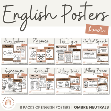 Ombre Neutrals Classroom Theme - Miss Jacobs Little Learners - Miss ...