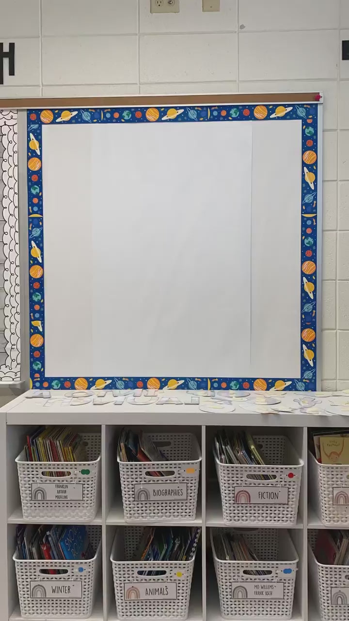 Bulletin Board Letters - Spotty Bright Classroom Theme - MJLL