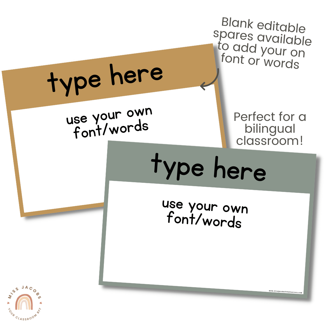 Figurative Language Posters - Boho Neutrals Theme - Miss Jacobs