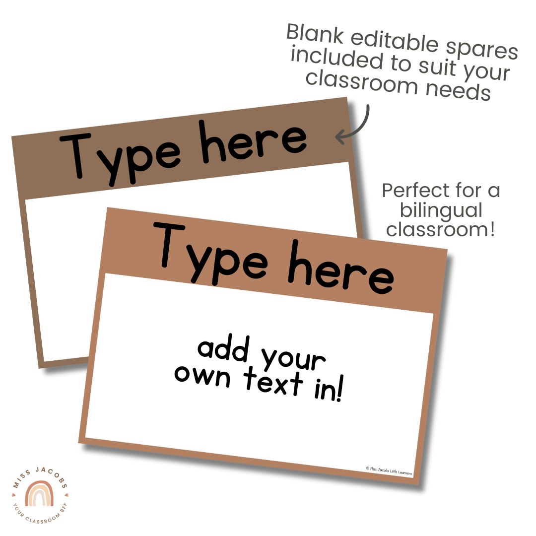 Figurative Language Posters | Ombre Neutral English Classroom Decor