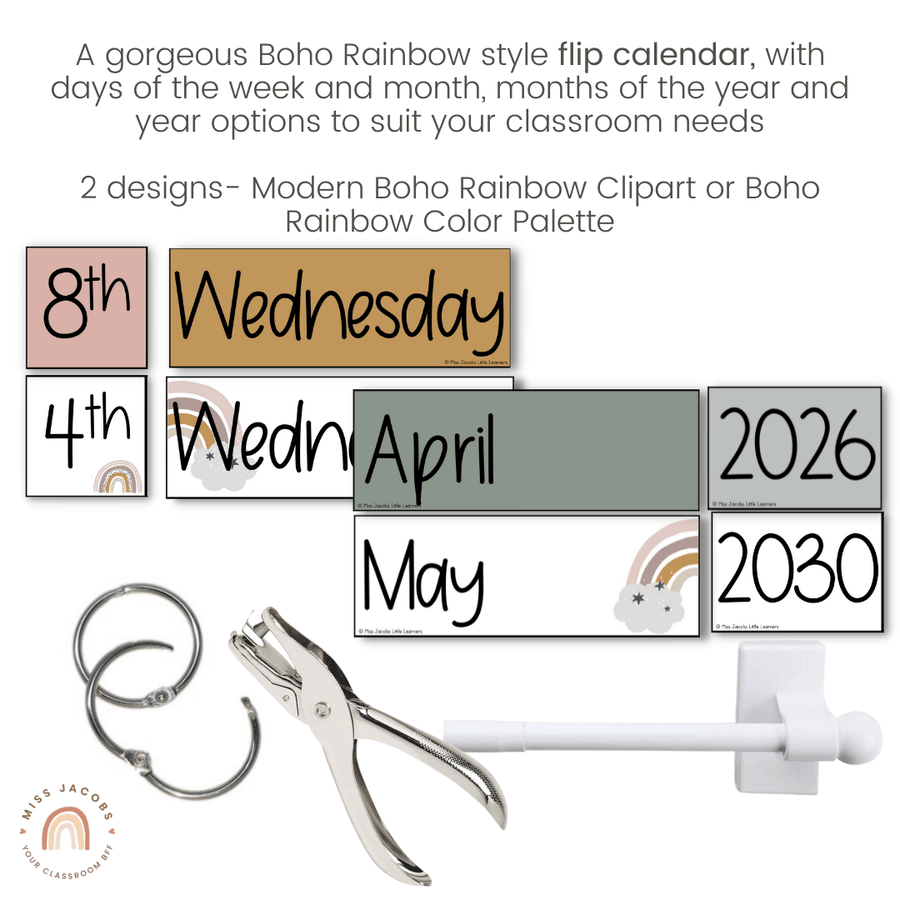 Boho Rainbow Neutrals - Miss Jacobs Little Learners Page 3 - Miss ...