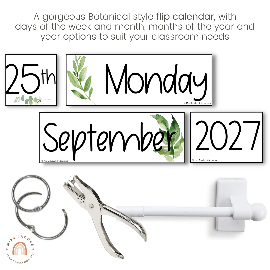 Classroom Calendar - Miss Jacobs Little Learners Page 2 - Miss Jacobs ...