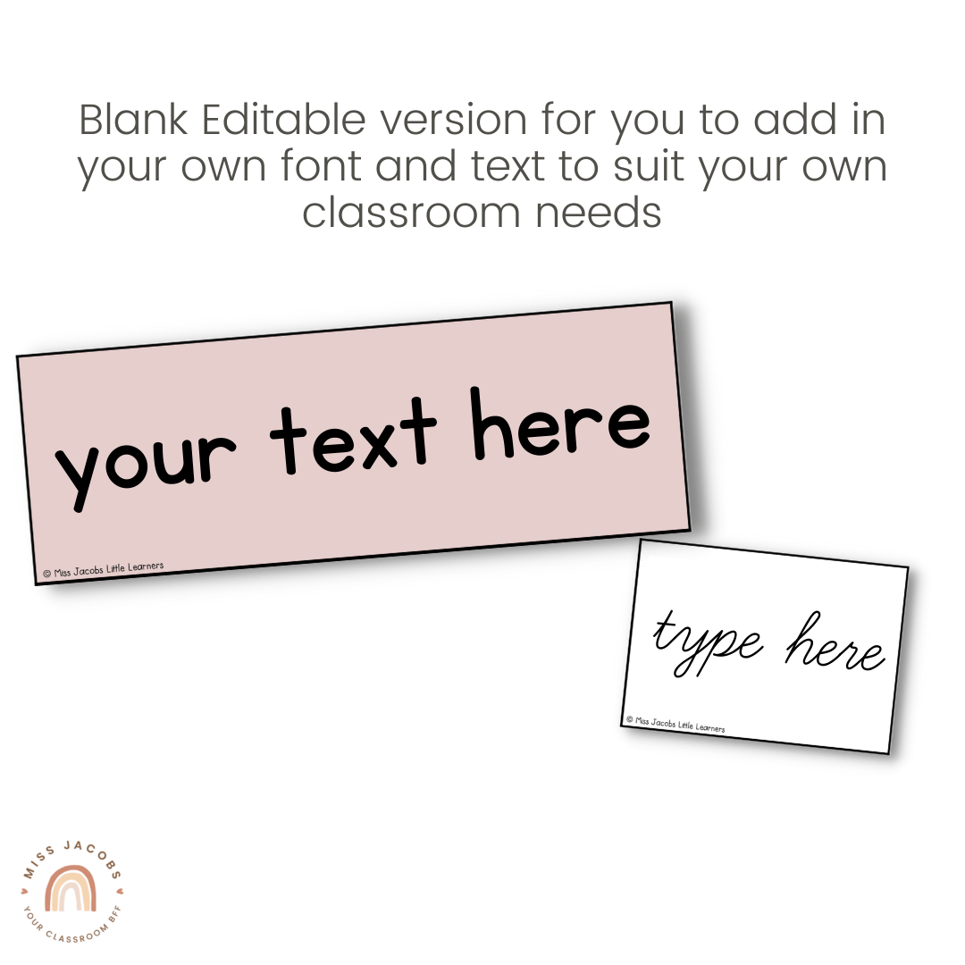 Flip Calendar - Modern Rainbow Classroom Decor - Miss Jacobs