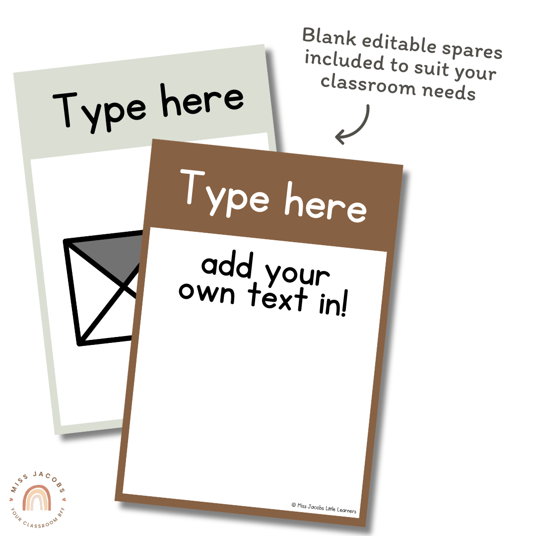 Fraction Posters | Daisy Gingham Neutrals Math Classroom Decor - Miss ...