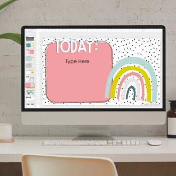 Google Morning Slides & PowerPoint Templates - Rainbow Calm Colors ...