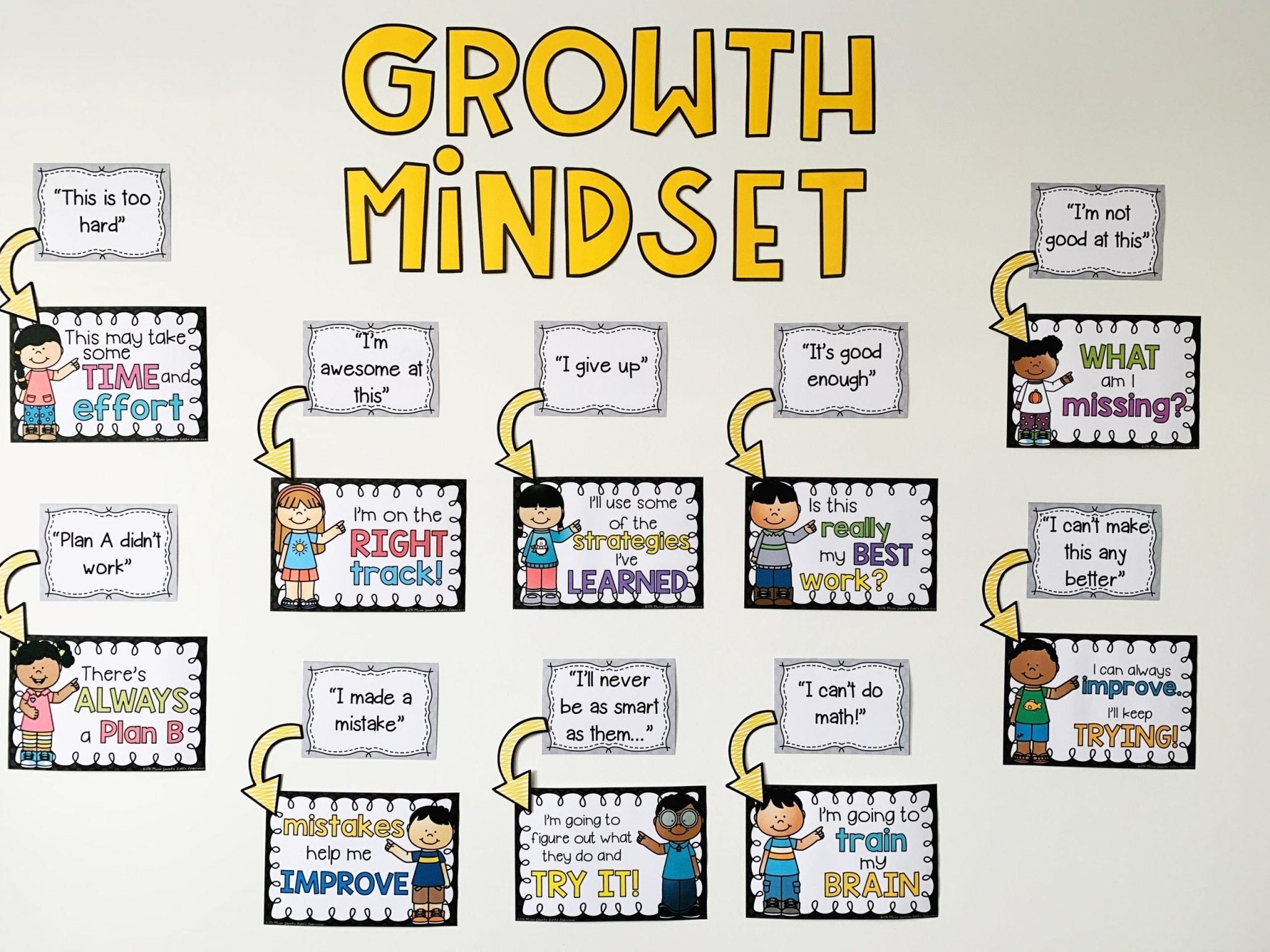 Growth Mindset Posters - Miss Jacobs Little Learners