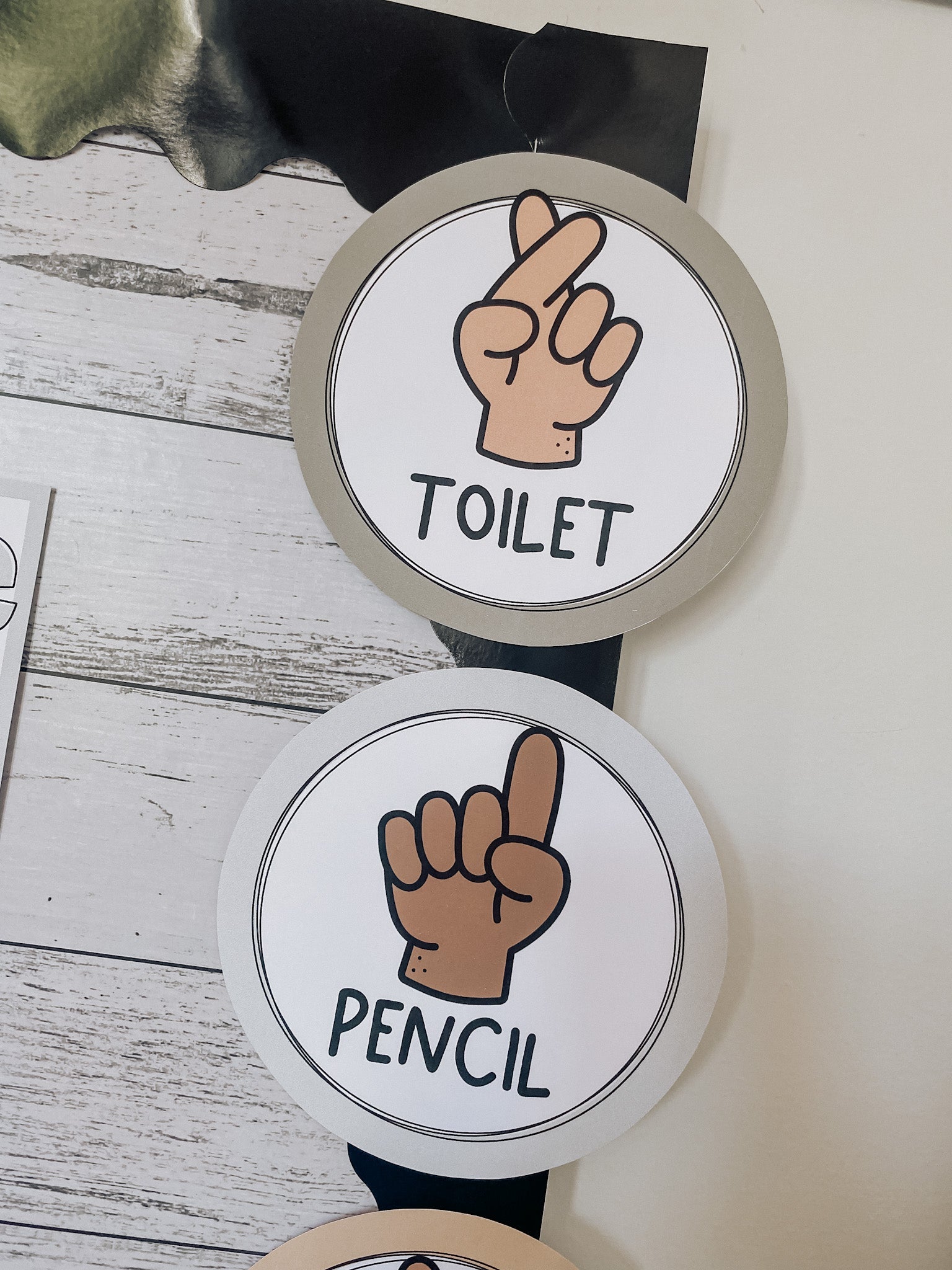 Hand Signals Posters - Australiana Classroom Decor