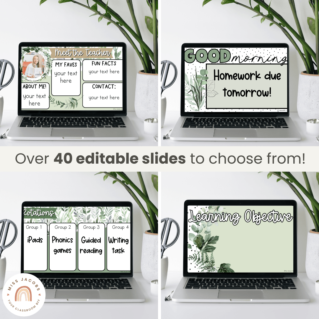 Modern Botanical Classroom Theme - Miss Jacobs Little Learners - Miss ...