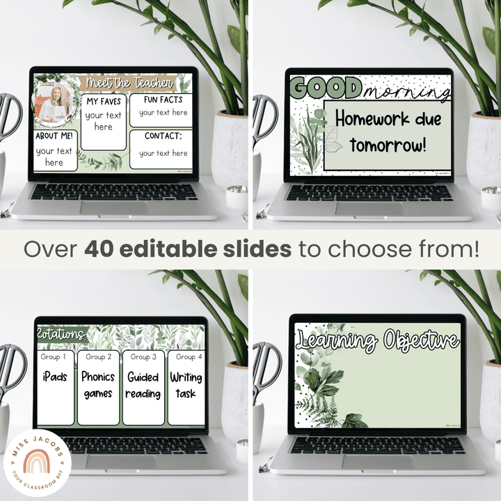 Modern Botanical Classroom Theme - Miss Jacobs Little Learners - Miss ...