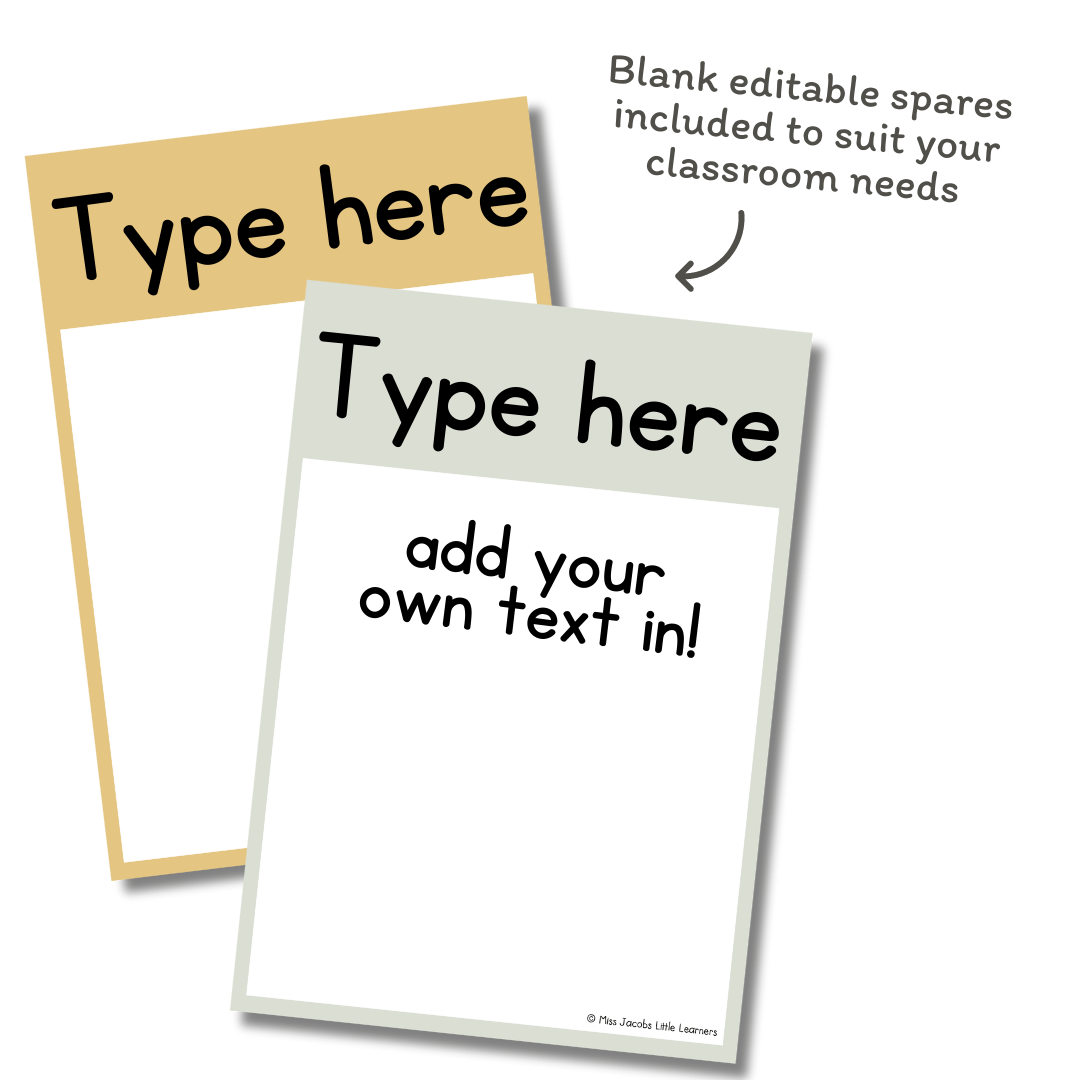 Math Operations Posters | Daisy Gingham Neutrals Math Classroom Decor ...