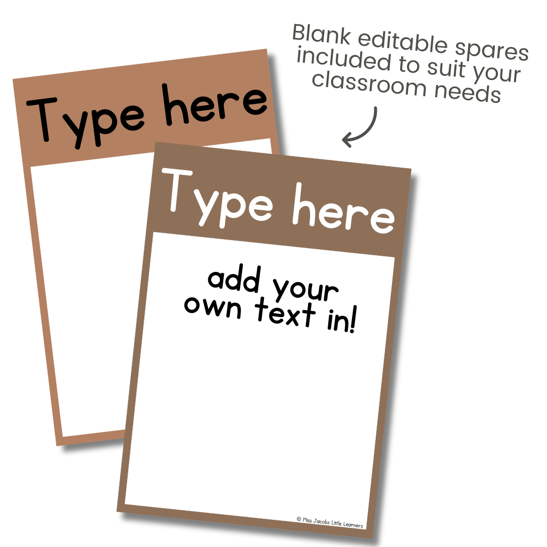 Math Operations Posters | Ombre Neutral Math Classroom Decor - Default ...