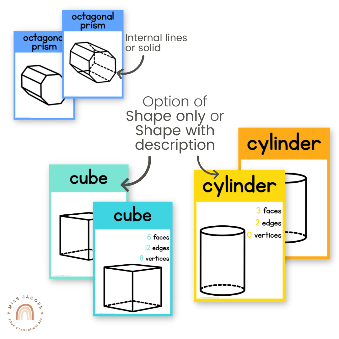 MATH POSTERS BUNDLE | RAINBOW BRIGHTS - Default Title - Miss Jacobs ...