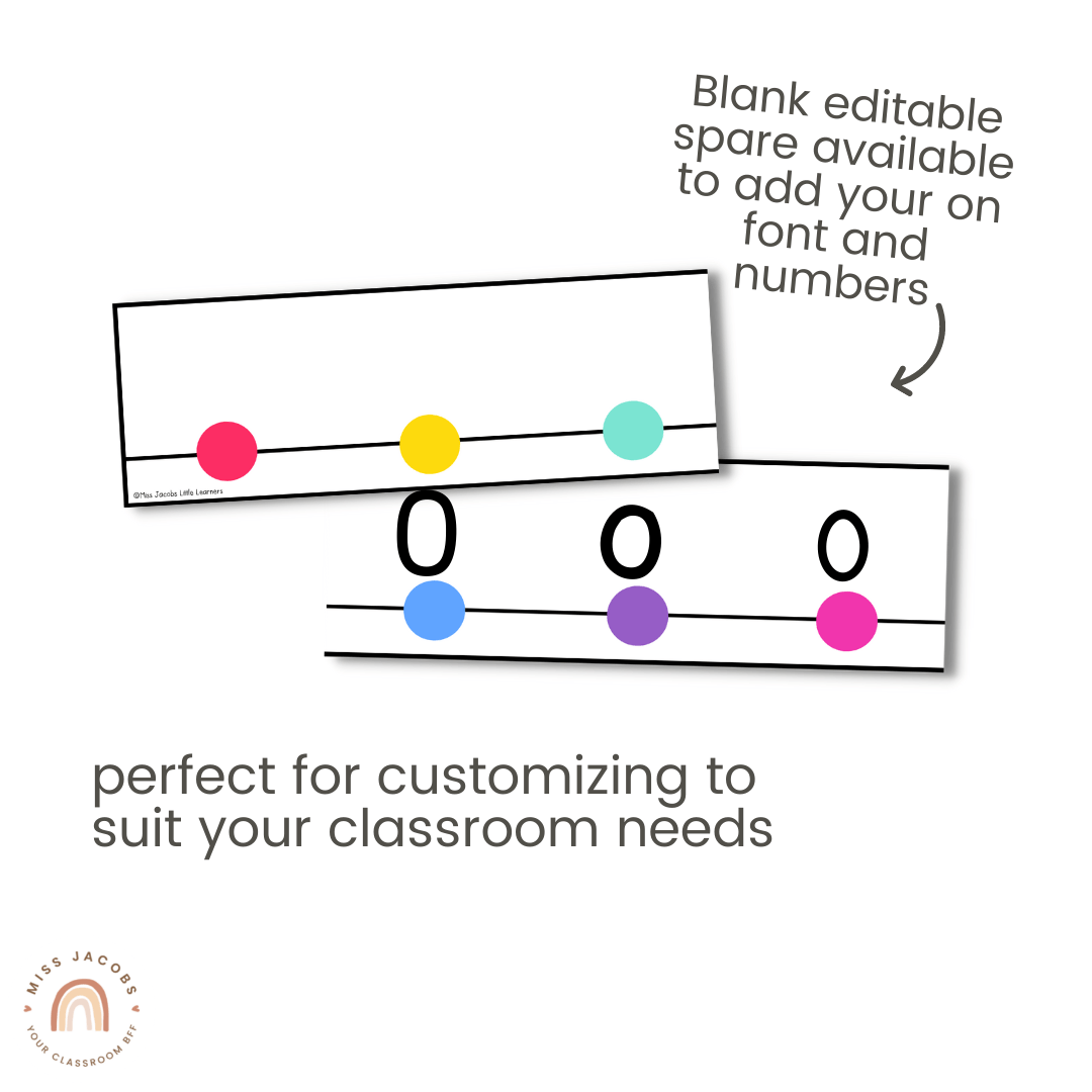 MATH POSTERS BUNDLE | RAINBOW BRIGHTS - Default Title - Miss Jacobs ...