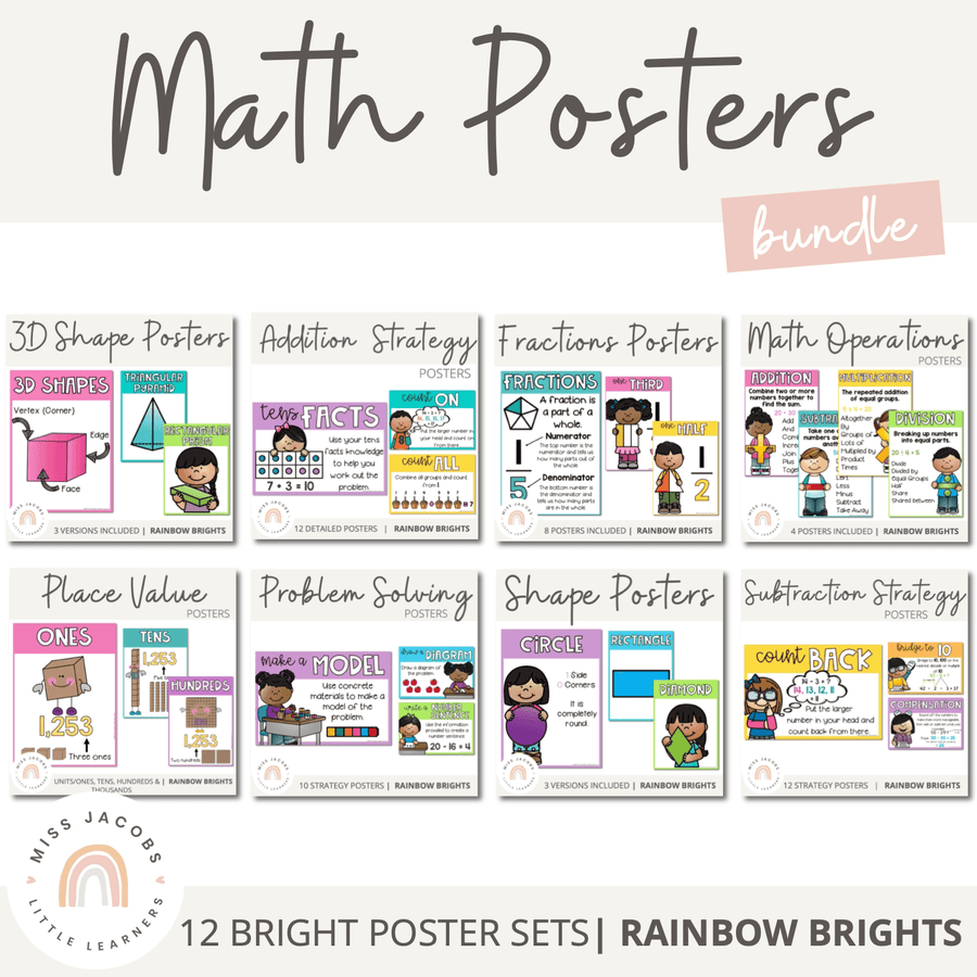 Rainbow Brights Theme - Miss Jacobs Little Learners - Miss Jacobs ...