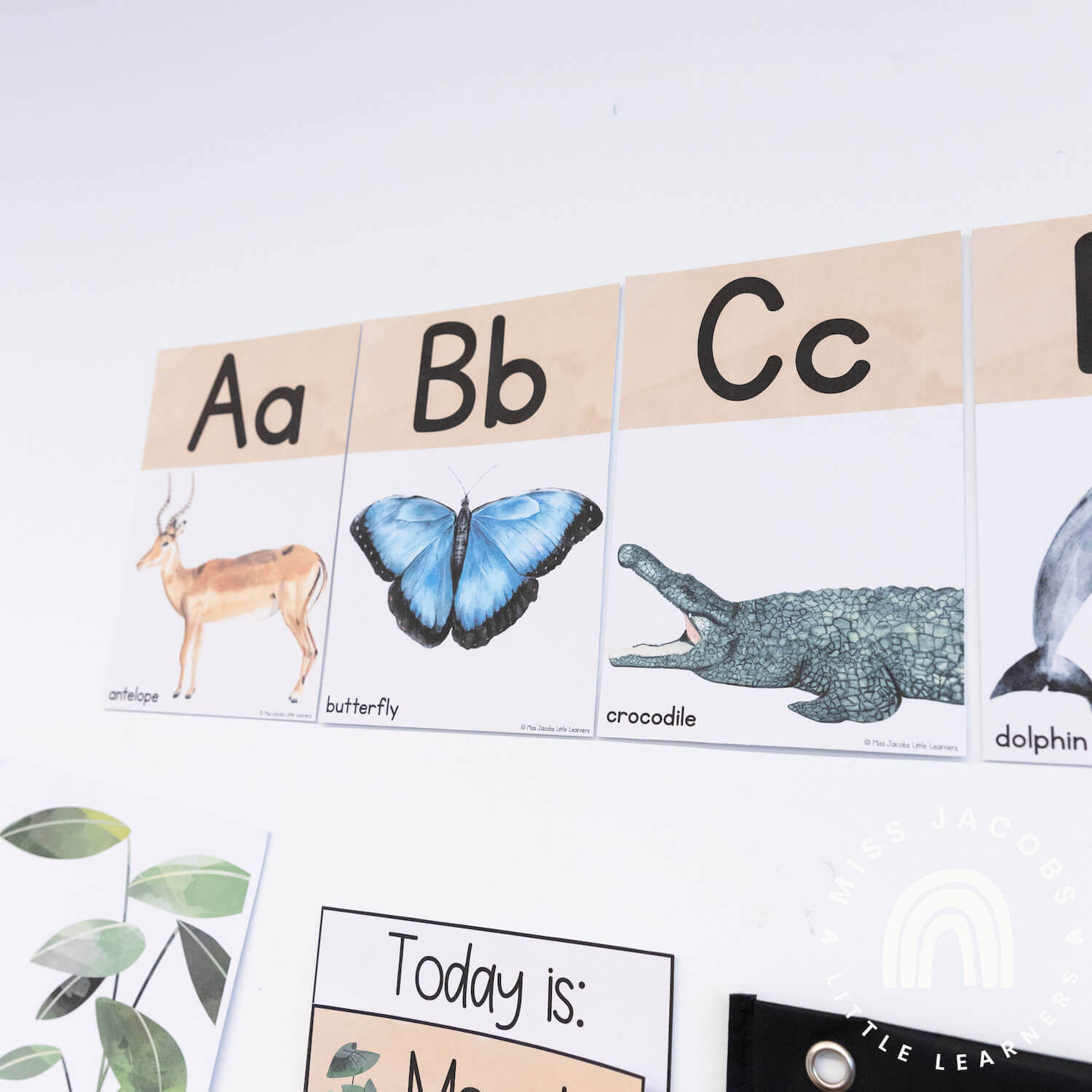 Alphabet Posters - Boho Plants