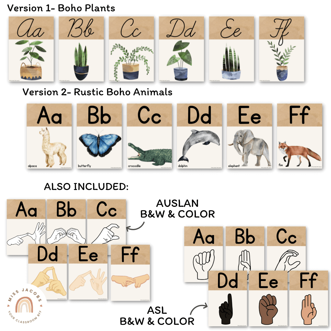 Boho Plants Classroom Theme - Miss Jacobs Little Learners Page 2 - Miss ...