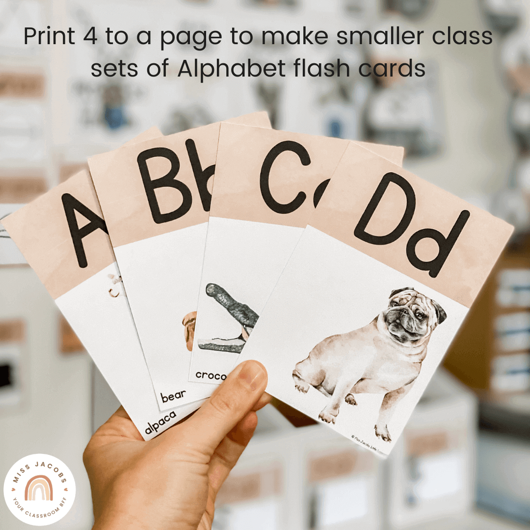 Alphabet Posters - Boho Plants