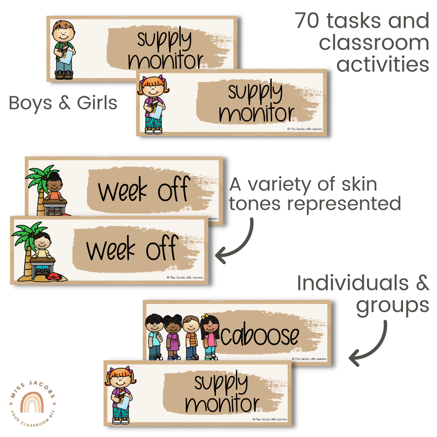 Boho Plants Classroom Theme - Miss Jacobs Little Learners Page 2 - Miss ...