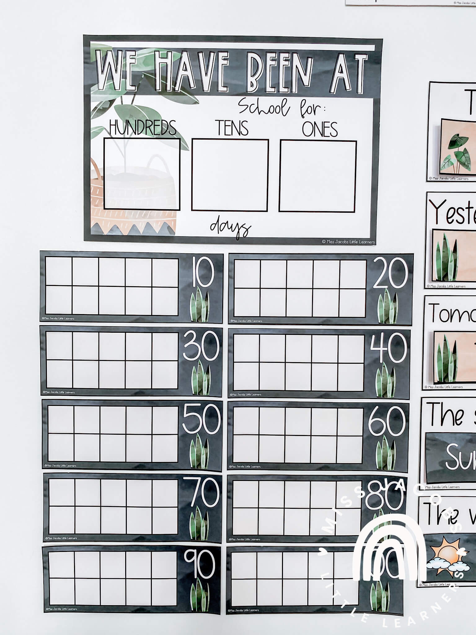 Boho Plants Classroom Theme - Miss Jacobs Little Learners Page 2 - Miss ...