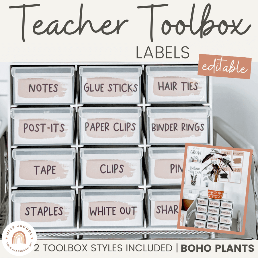 Boho Plants Classroom Collection - Miss Jacobs Little Learners Page 2 ...