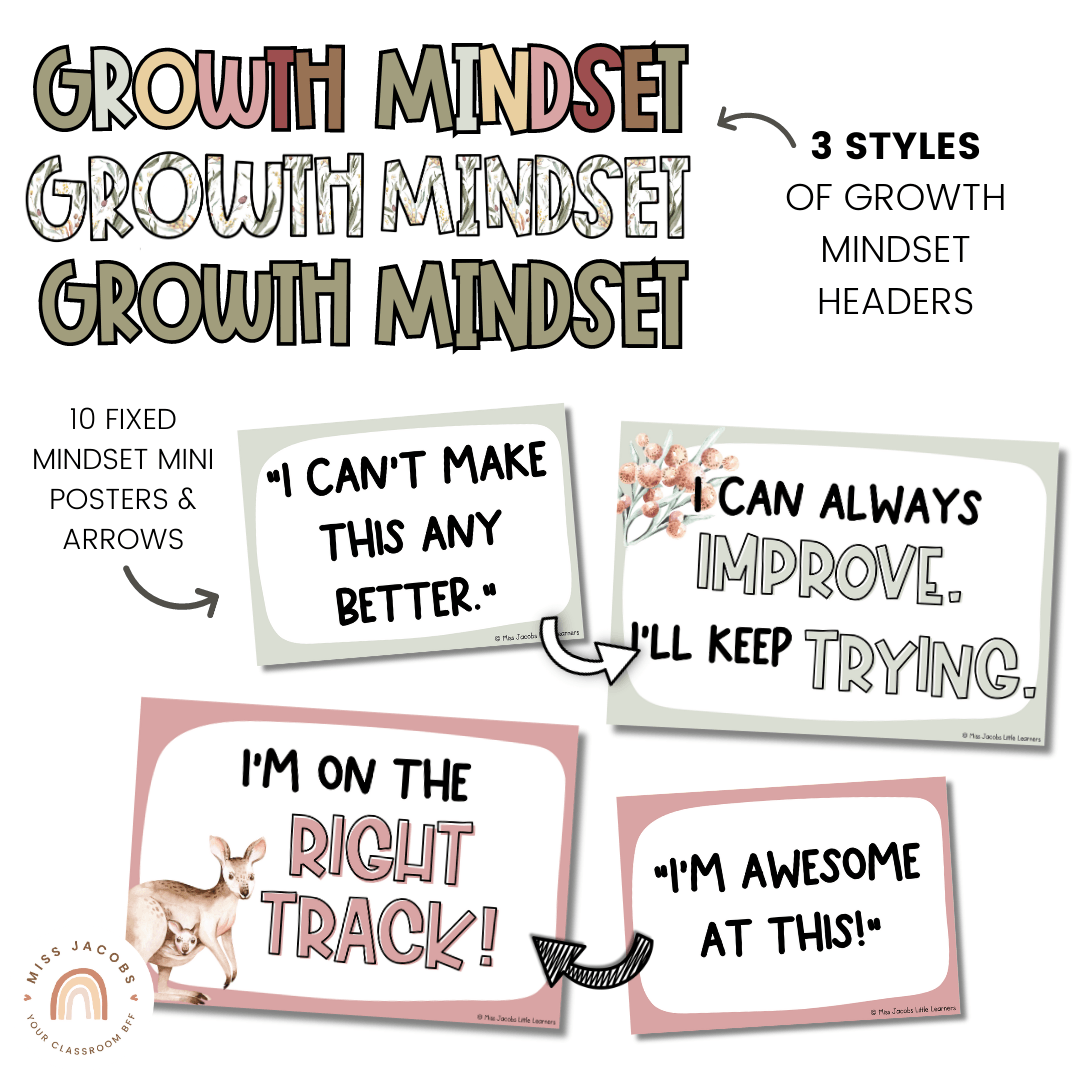 Growth Mindset Page 2 - Miss Jacobs Little Learners