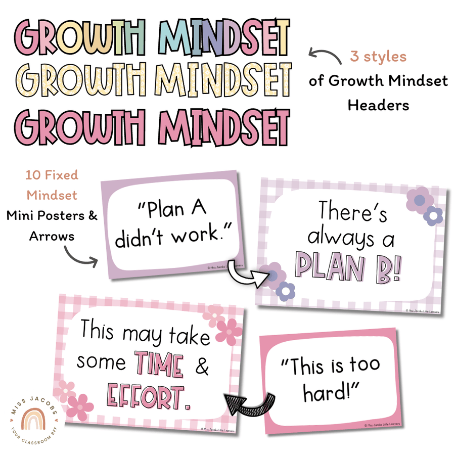 Growth Mindset Posters - Miss Jacobs Little Learners Page 2 - Miss ...