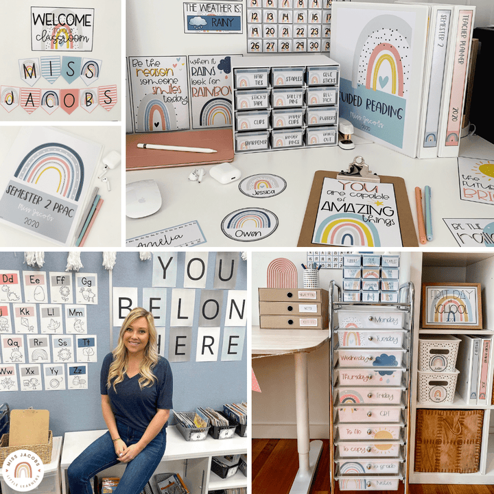Modern Rainbow Theme - Miss Jacobs Little Learners - Miss Jacobs Little ...