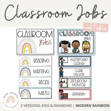 Rainbow Calm Colors Classroom – Miss Jacobs Little Learners