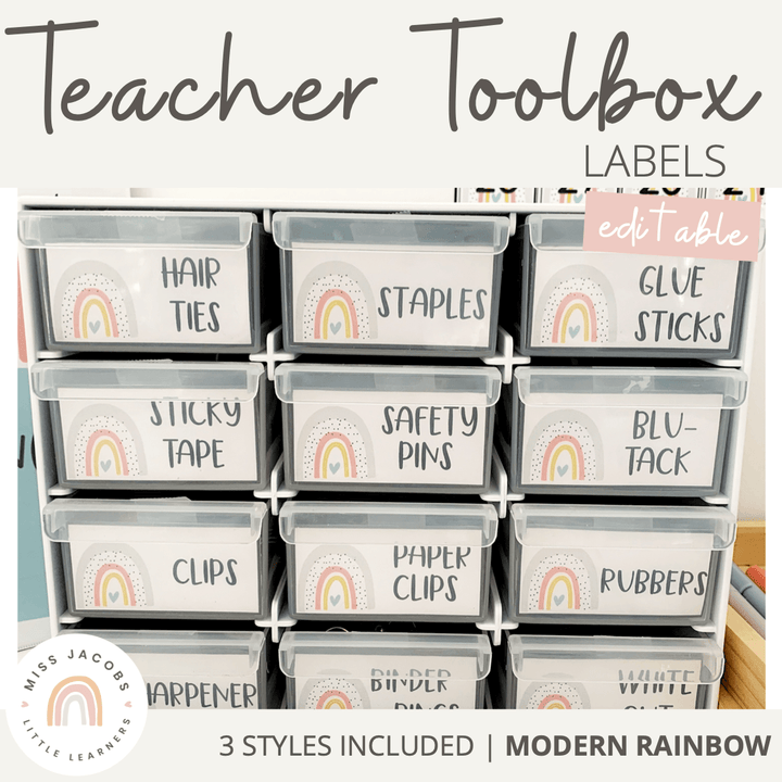 Teacher Toolbox Labels - Miss Jacobs Little Learners