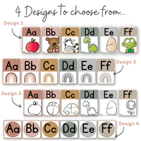 Alphabet Posters - Boho Rainbow Neutrals Classroom Theme - MJLL – Miss ...