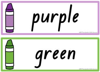 NSW Font Colour Posters | Rainbow Theme