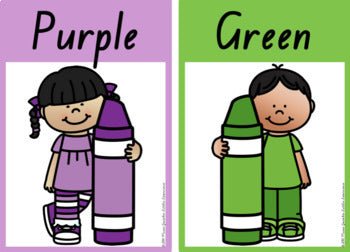 NSW Font Colour Posters | Rainbow Theme